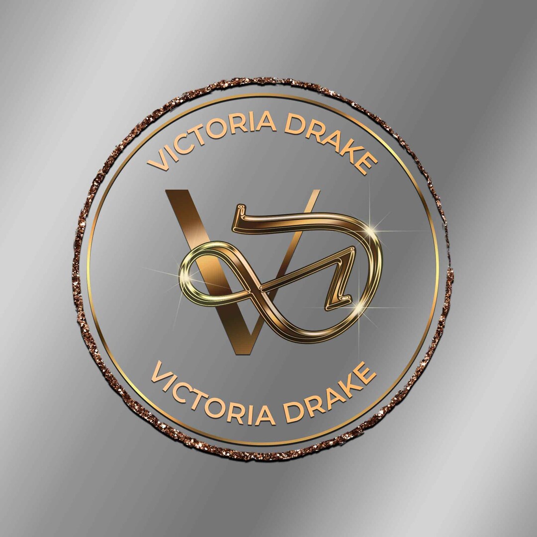 Modern Bronze Metallic Logo Design, Premade Logo Design, Salon Logo ...