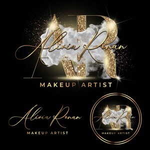 Modern Gold Shiny Logo Design, Beauty Logo, Hairstylist Logo, Candles ...