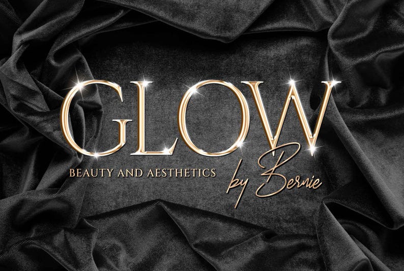 Elegant Gold Shiny Logo Design, 24 Hours Delivery, Makeup Logo, Salon ...