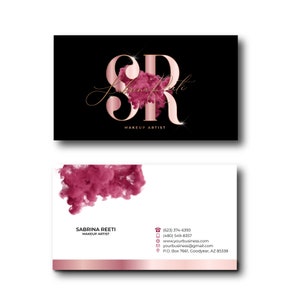 Modern Rose Gold Shiny Logo Design Initials Logo Design - Etsy