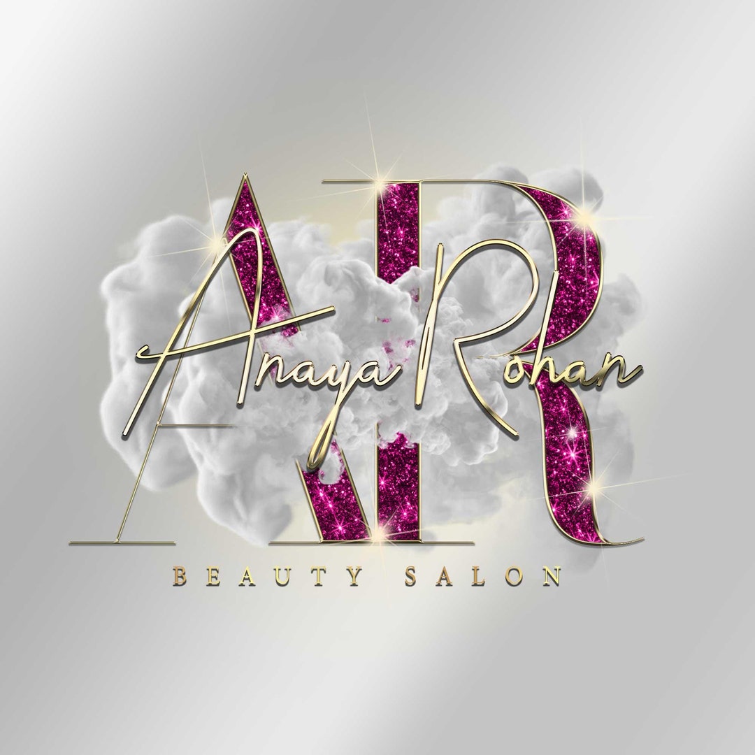 Modern Digital Pink and Gold Logo Design, Beauty Logo, Fashion Logo ...