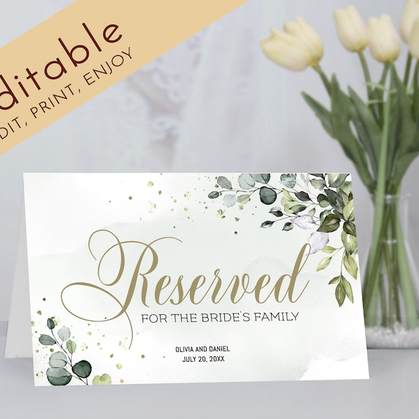 Reserved Sign - Etsy