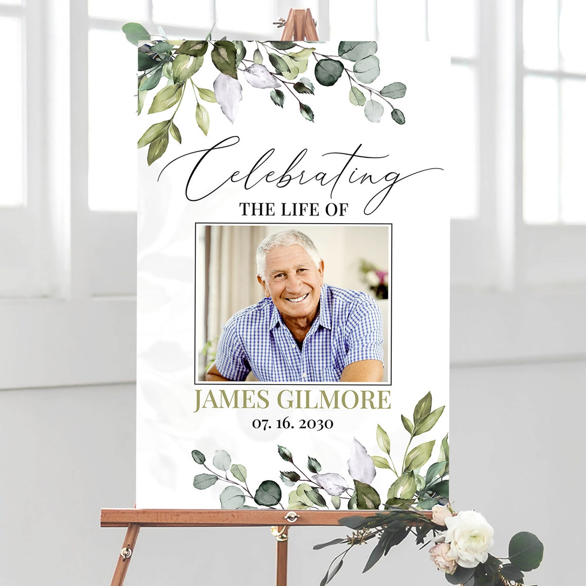 Editable Funeral Welcome Sign Template Celebration of Life - Etsy