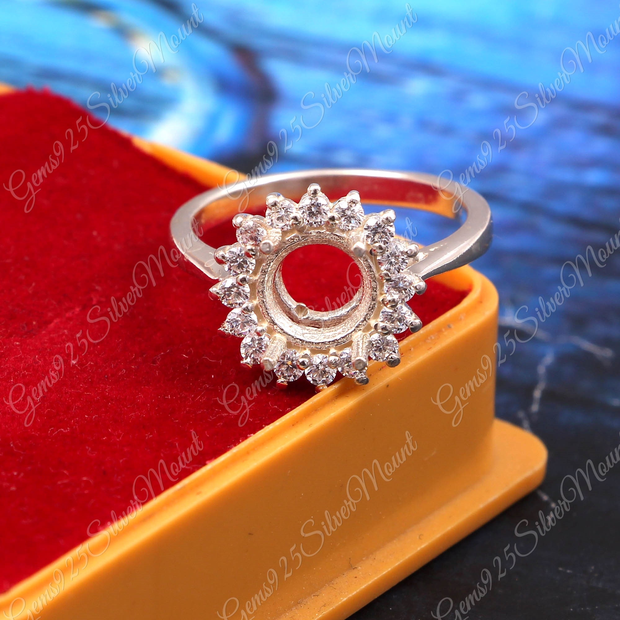 Round Setting Ring Stone Setting Size 11x11mm, 12x12mm or 13X13 MM ...