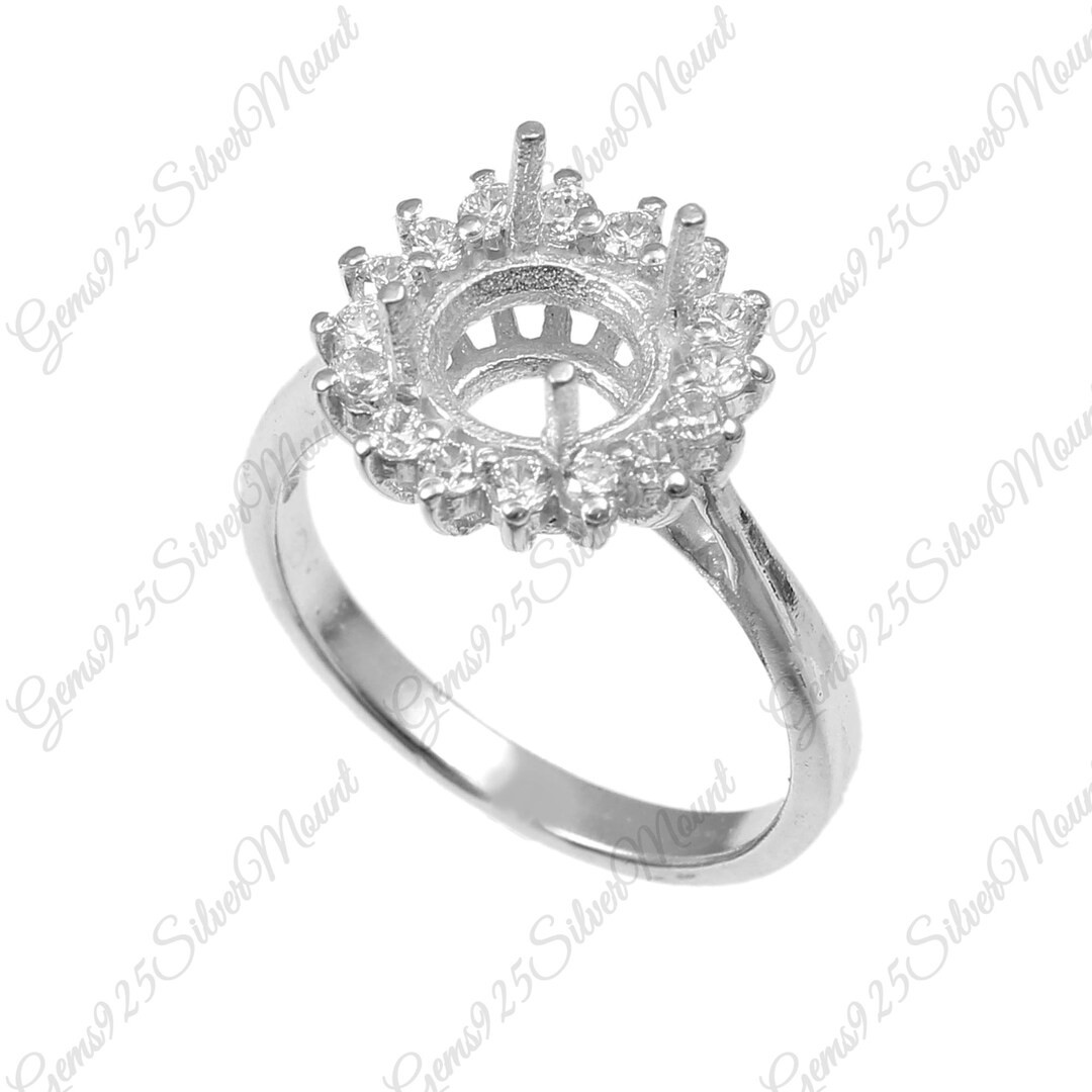 Round Setting Ring Stone Setting Size 11x11mm, 12x12mm or 13X13 MM ...