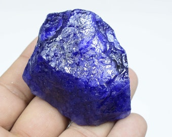 Raw Blue Gemstone - Etsy