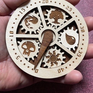 MTG Life / Magic Counter | RPG - TCG | Dial - Moving Gears - Etsy