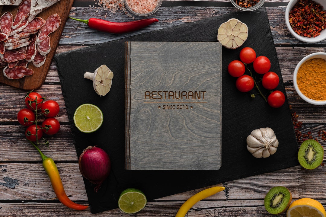 Menu Holder A5 Paper Size / Restaurant Menu Folder / FREE ...