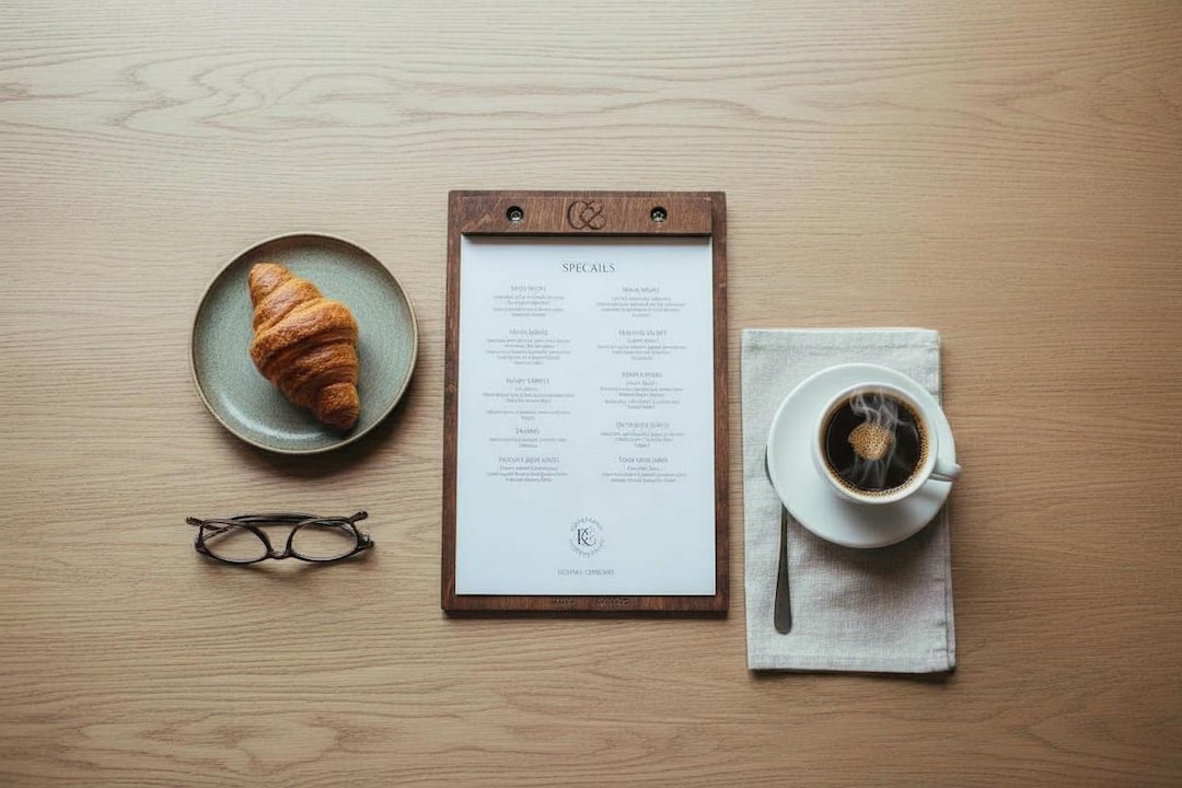 Menu Holder Custom Menu Cover A5 Paper Size / FREE PERSONALIZATION ...