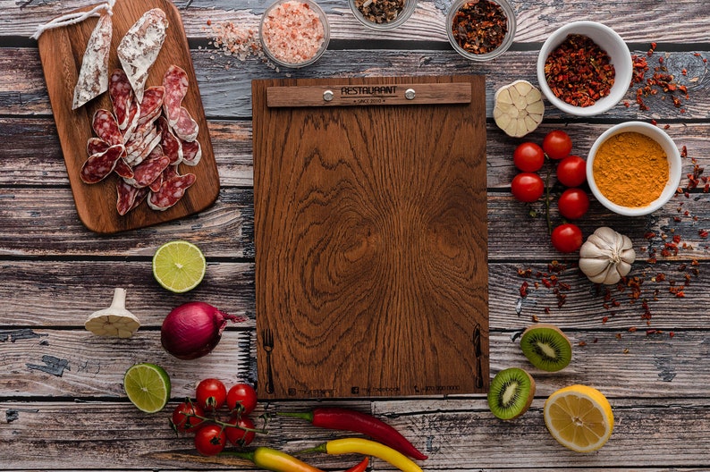 Menu Holder / Custom Menu Cover / A4 Paper Size - Etsy