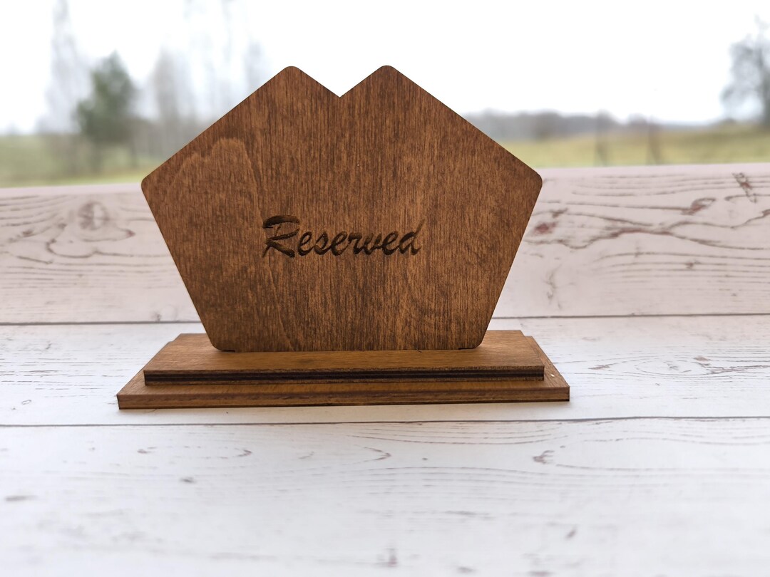Wooden Reserved Signs/ Personalized Wooden Reserved/ Personalized ...