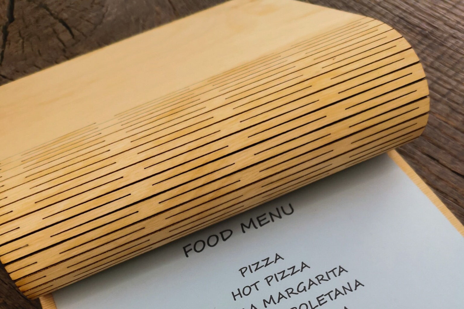 Foldable Menu Holder/ A5 Size Sheets Menu Cover / FREE PERSONALIZATION ...