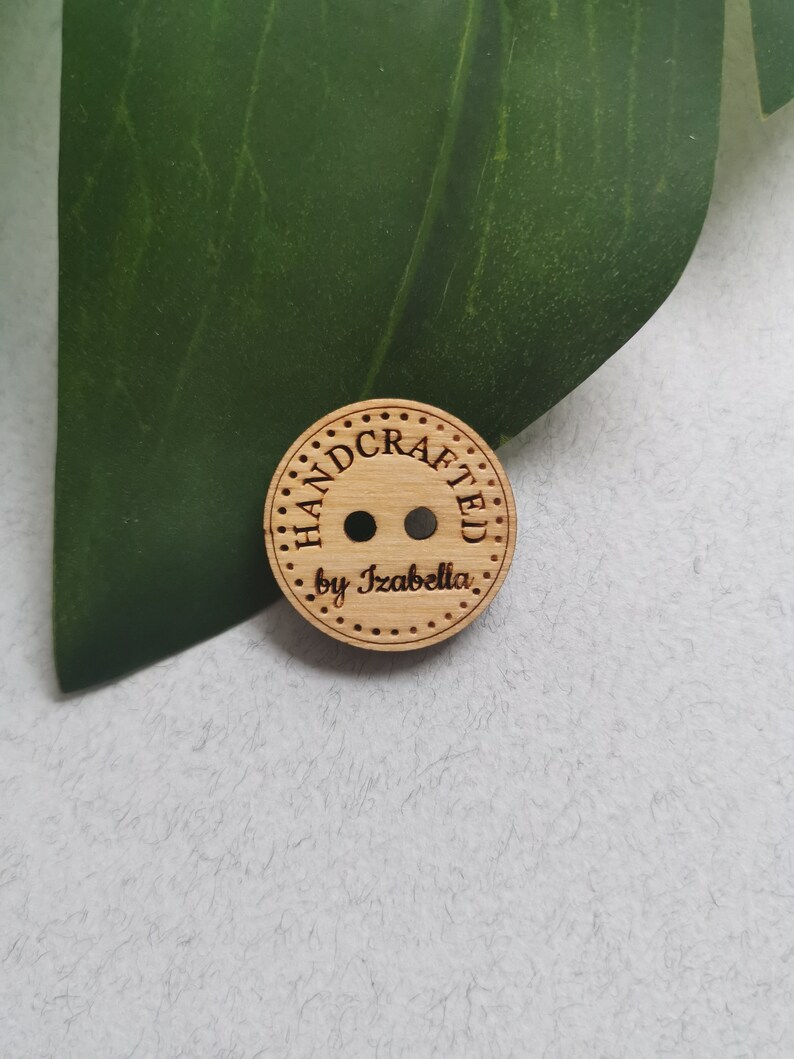 Custom Buttons for Handcrafted Items / Set of 25 - Etsy