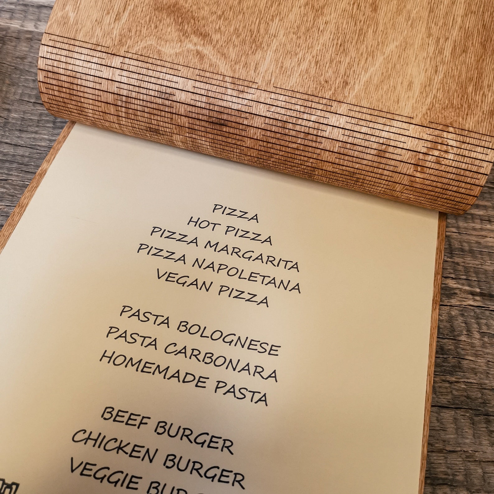 Custom Menu Holder / Menu Cover / FREE PERSONALIZATION - Etsy