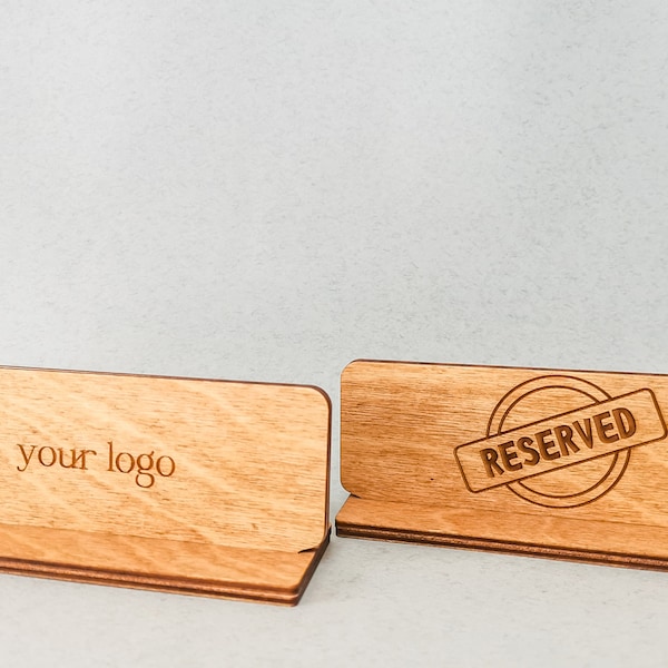 Letreros de mesa reservados - Etsy México