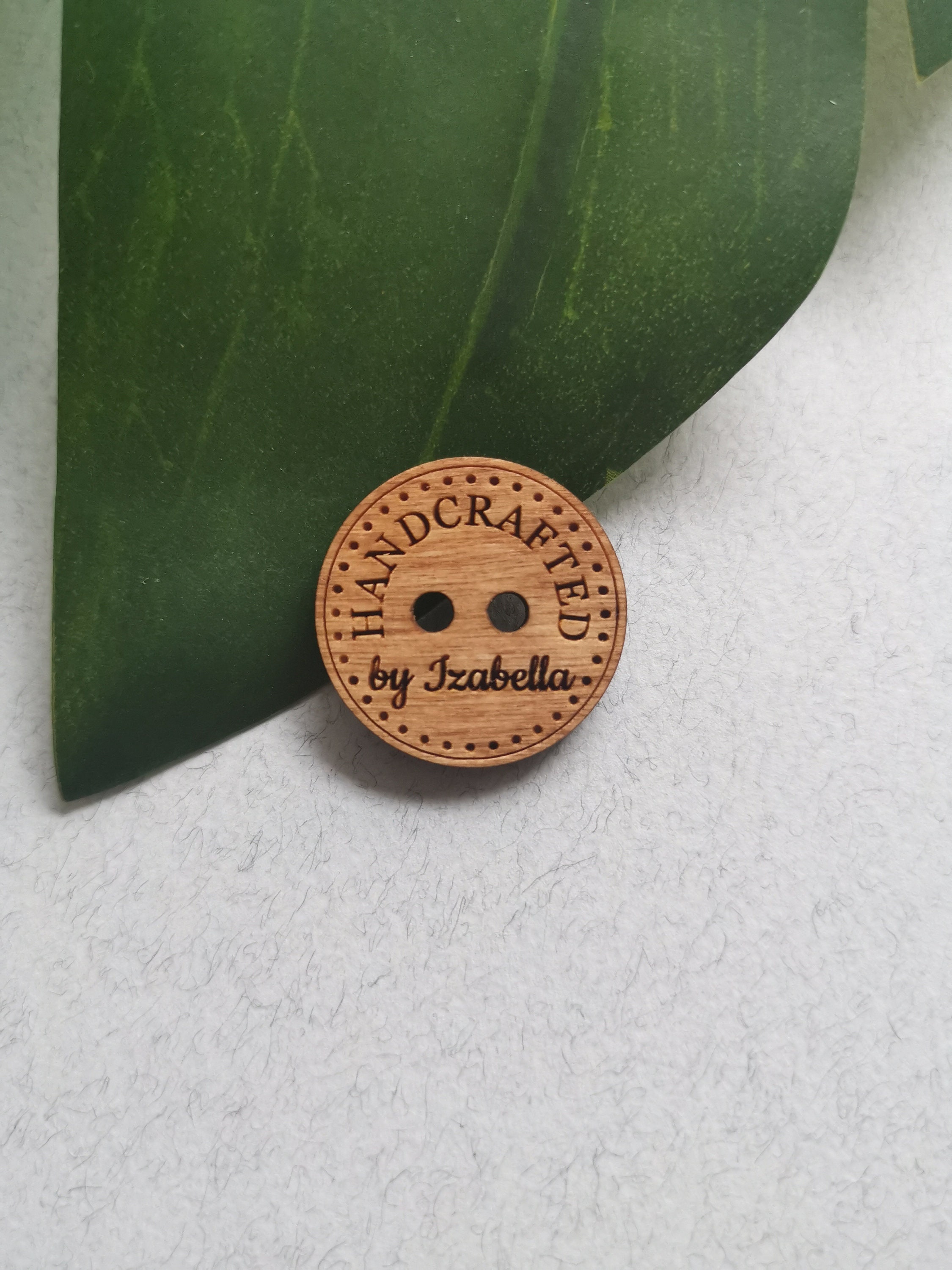 Custom Buttons for Handcrafted Items / Set of 25 - Etsy
