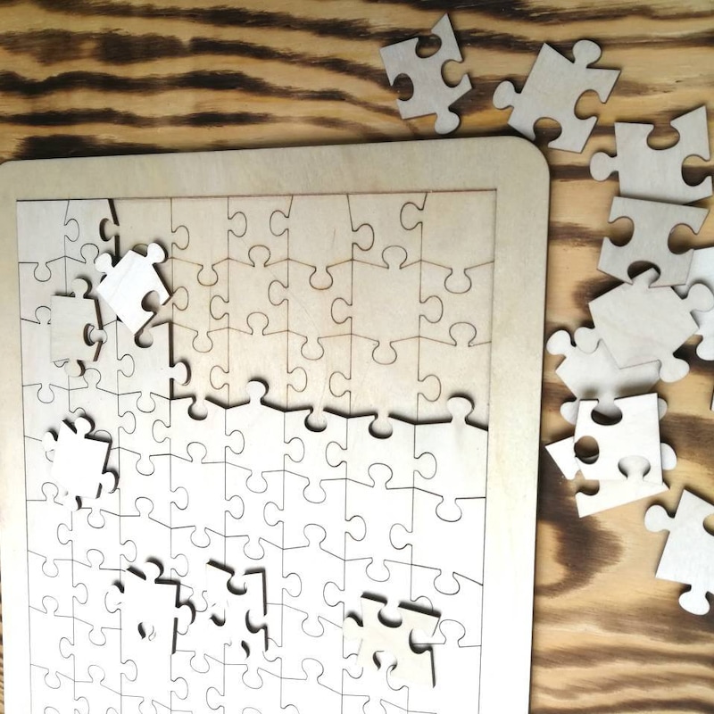 Blank Jigsaw Puzzles - Etsy
