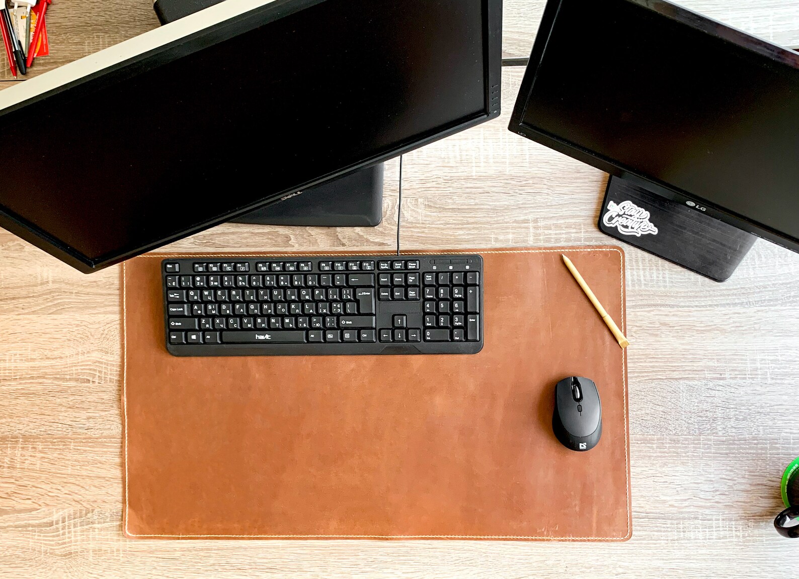 4070 Cm Personalized Leather Desk Pad Leather Desk Pad - Etsy UK