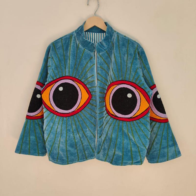 Suzani Evil Eye Jacket - Etsy