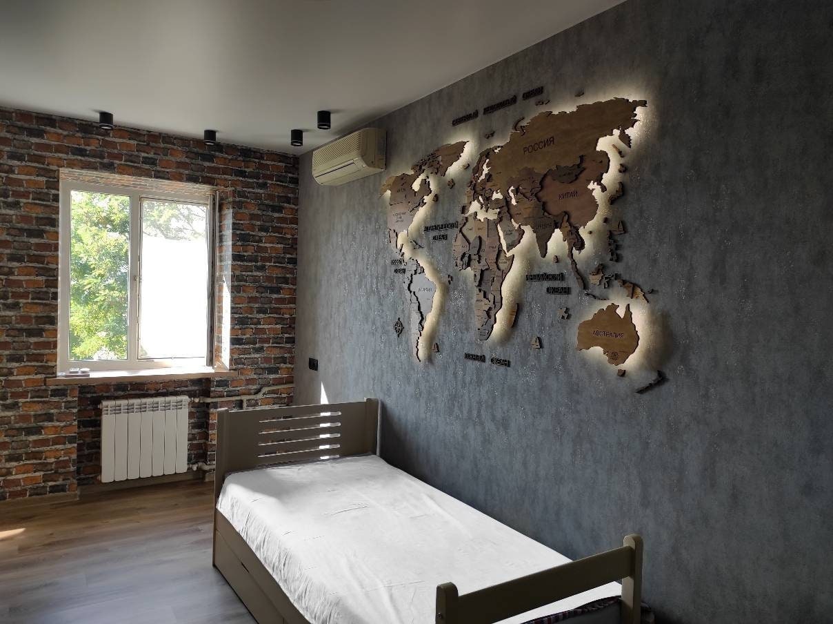 Travel Wooden Map Wall Map Wood 3D Wood World Map American - Etsy