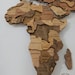 3D Wood Push Pin Map World Map Wall Art Plug in Wall Light Above Bed ...