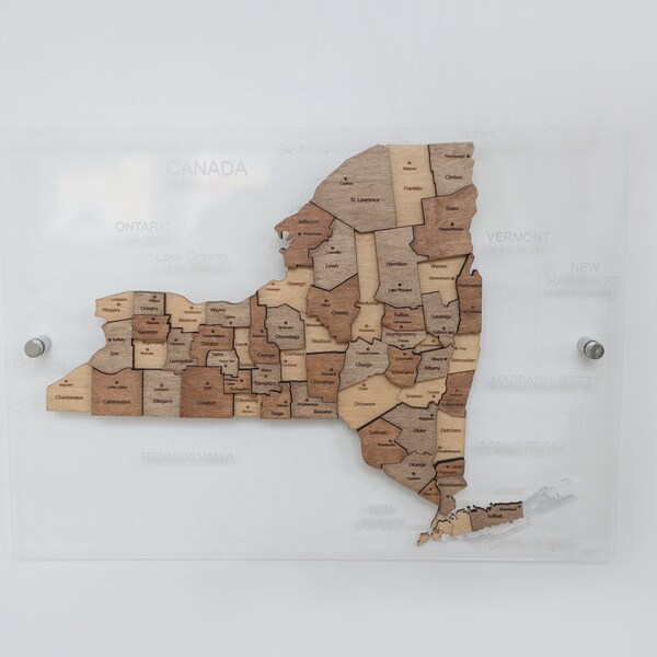 Laser Cut Map of New York City - Etsy