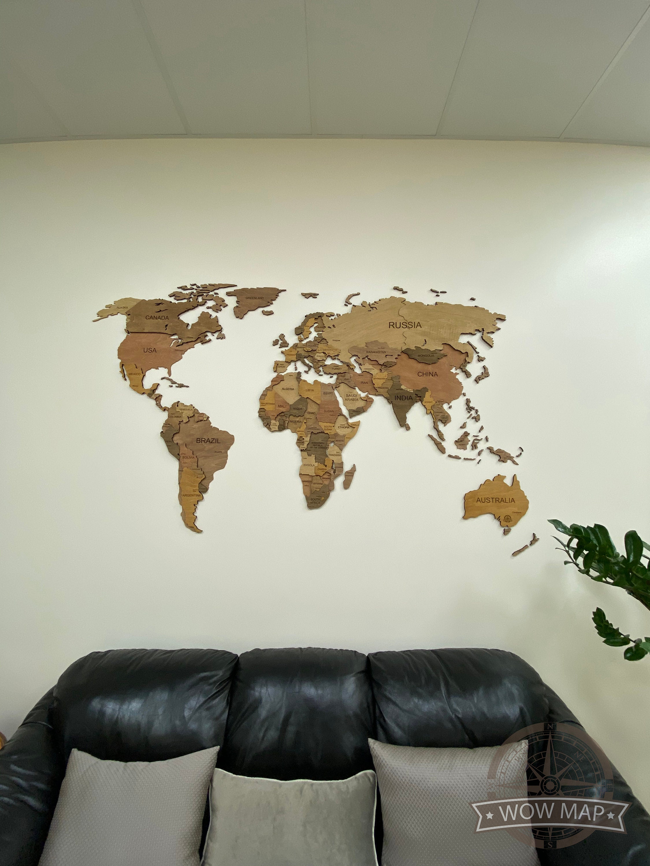 Wooden US Map, Wooden Map Pieces, Large World Map, Cork World Map, Wood ...