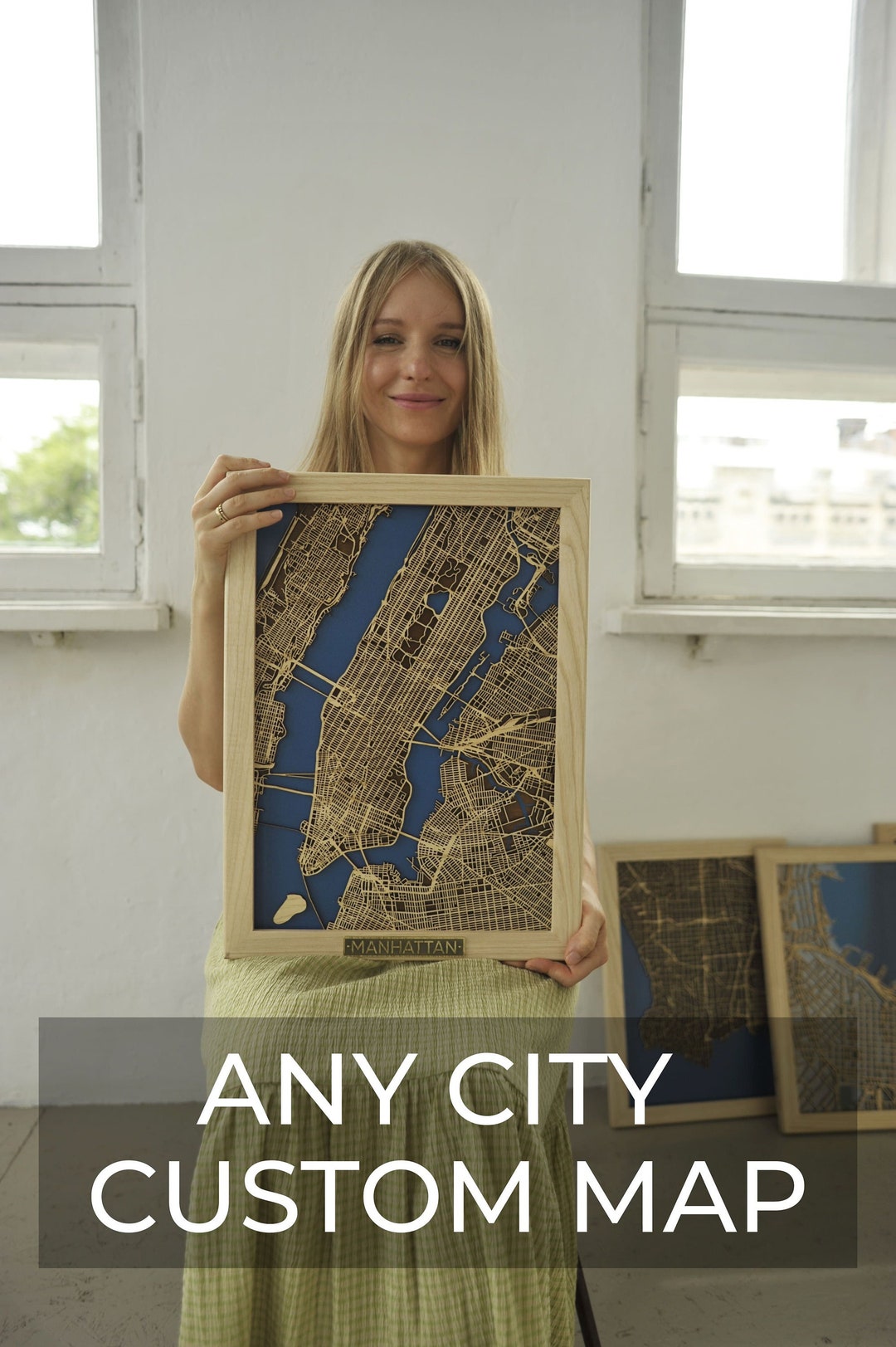 Wood City Map London Map Art City Map Wall Art Custom Map - Etsy