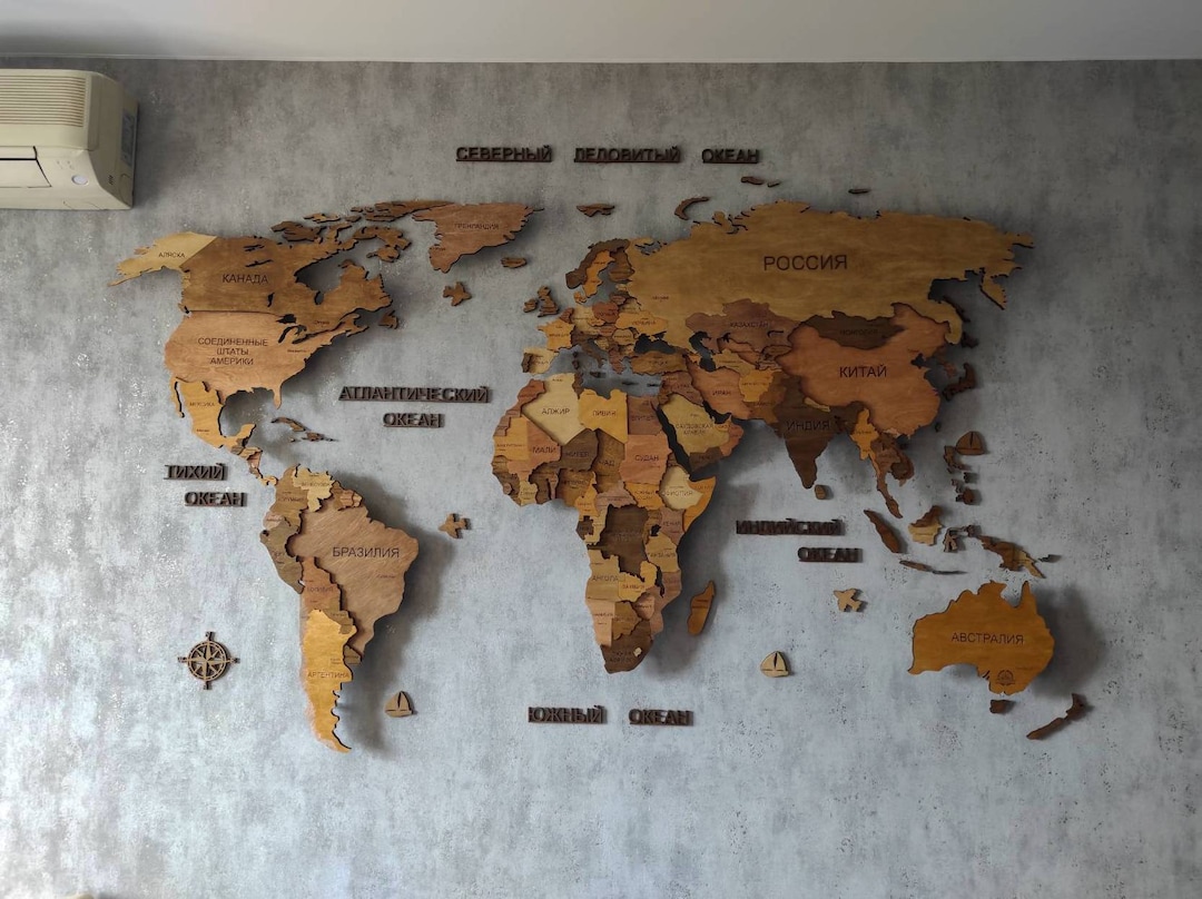 Wooden US Map, Wooden Map Pieces, Large World Map, Cork World Map, Wood ...
