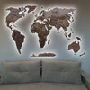 Led Wood World Map, Wood World Map Led, 3d Wooden Map Led, 3d Wooden ...