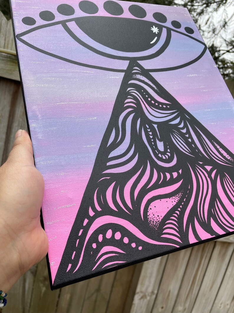 Original Wall Art Abstract Painting dazed and Confuzed, Funky Decor ...