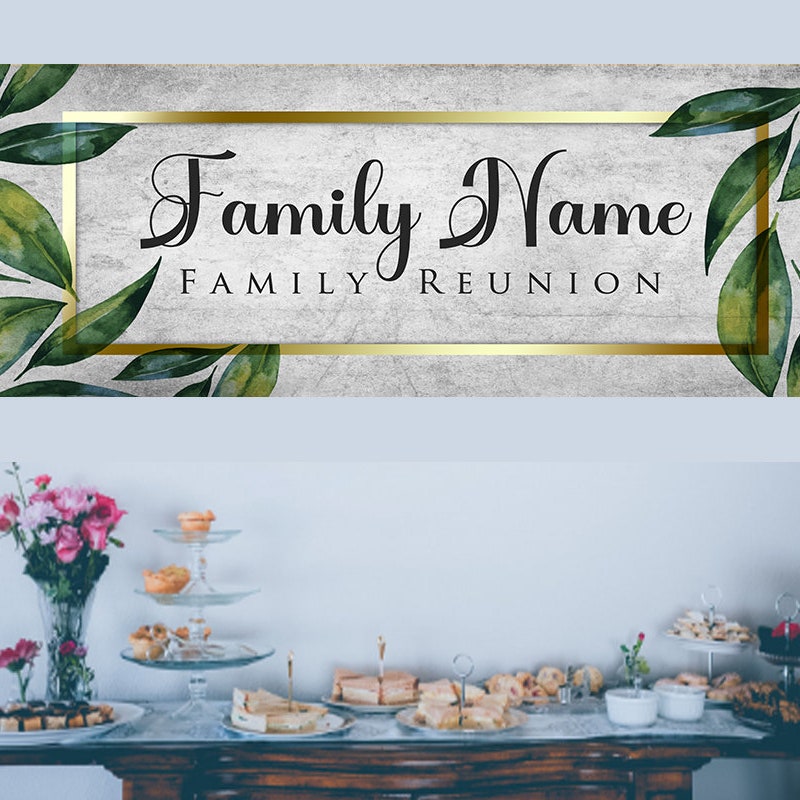 Reunion Banner - Etsy
