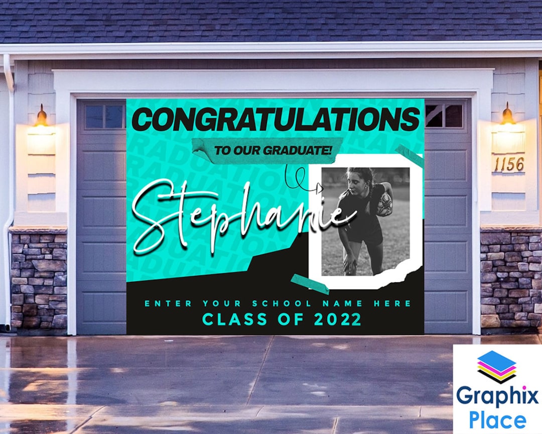 Graduation Backdrop Personalized Banner Graduation Party - Etsy