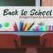 Welcome Back to School Personalized School Name First Day of School ...