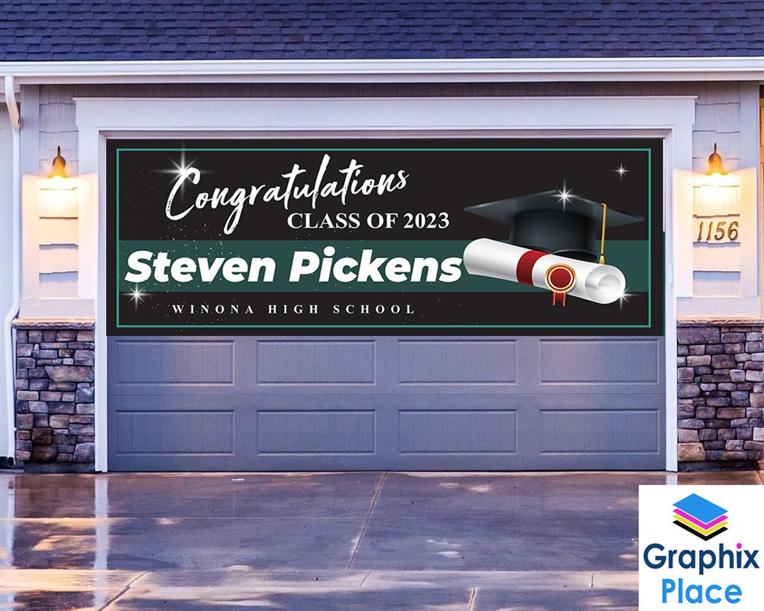 Graduation Banner Graduation Party Banners, Personalized Banner Class ...