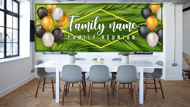 Family Reunion Banner Family Reunion Party Photo Backdrop - Etsy
