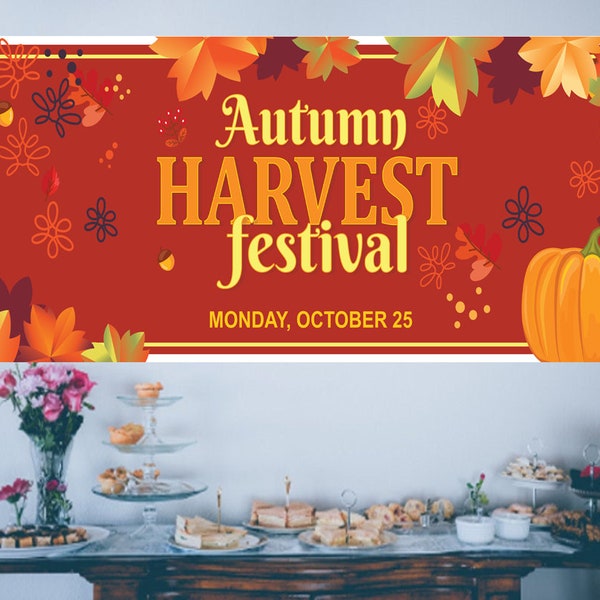 Harvest Banner - Etsy