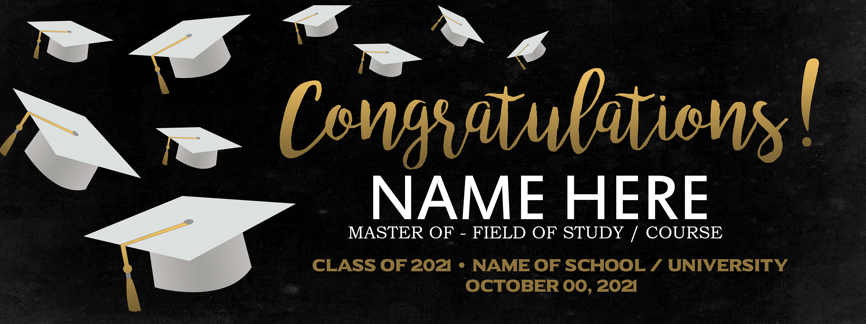 Graduation Banner Personalized Banner Class of 2022 Graduation - Etsy