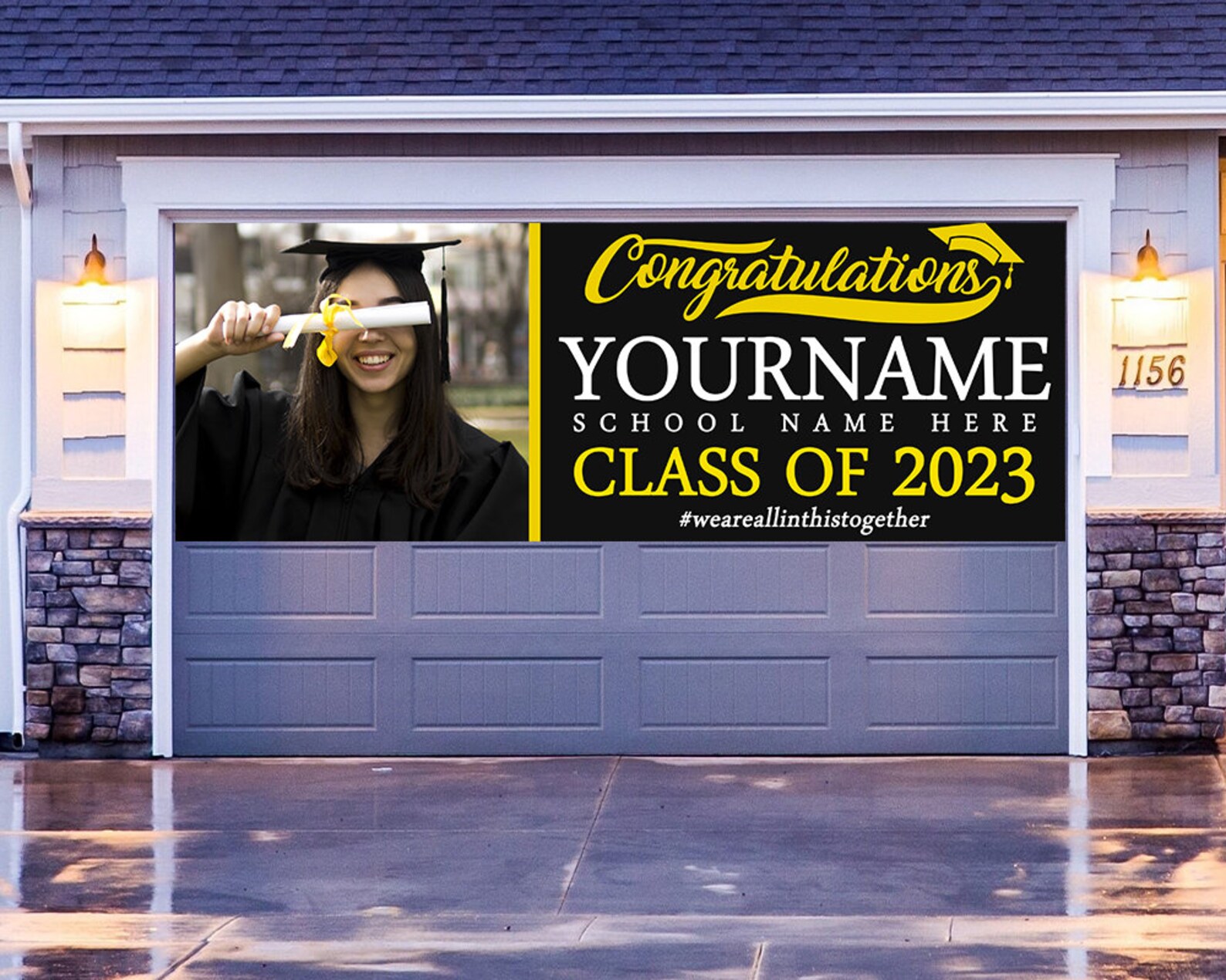 Personalize Graduation Banner Class of 2023 Graduation - Etsy