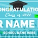 Personalize Graduation Banner, Class of 2022 Graduation Banner, Custom ...