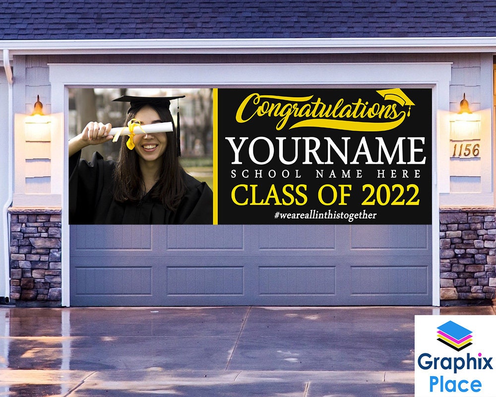 Personalize Graduation Banner Class of 2022 Graduation - Etsy