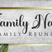 Family Reunion Banner Personalized Family Name Banner - Etsy