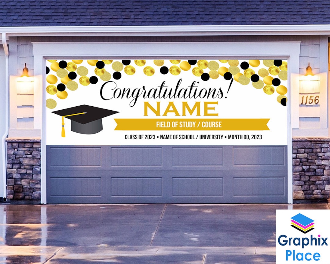 Class of 2023 Graduation Banner Personalized Graduation - Etsy