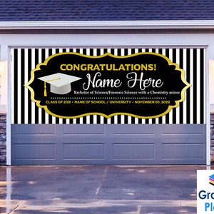 Personalize Graduation Banner Class of 2022 Graduation - Etsy