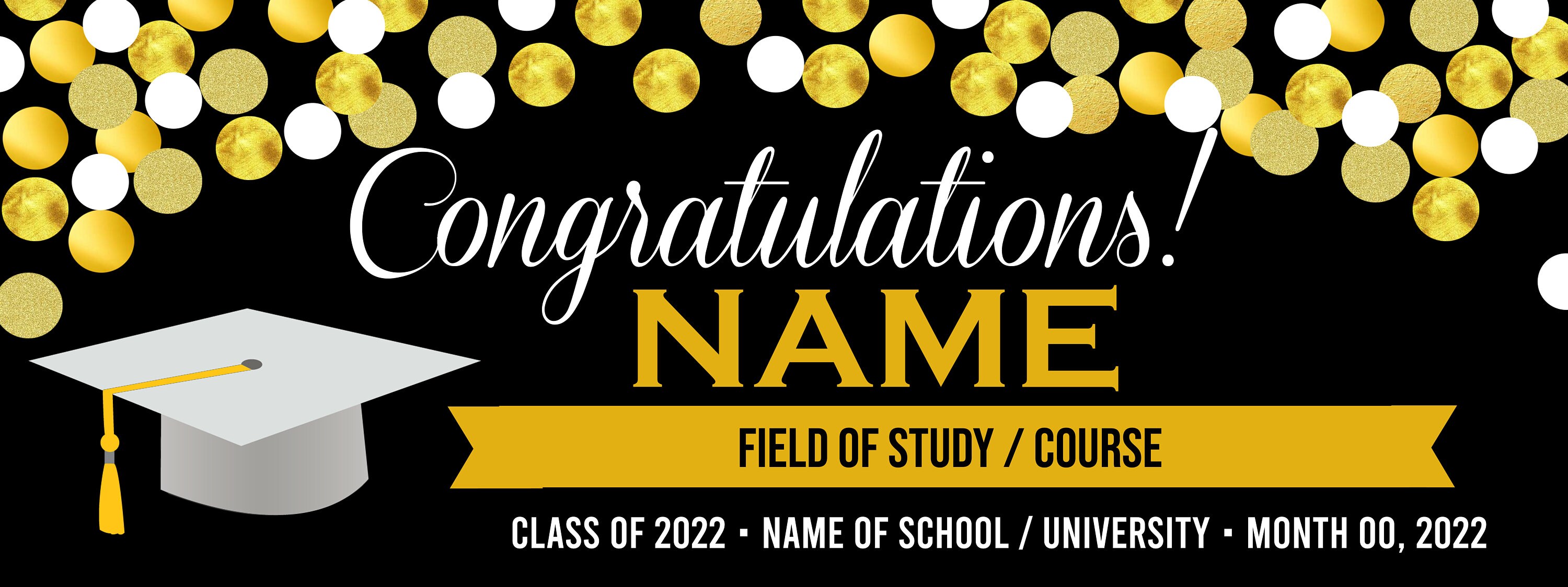 College Banner for Graduation Congratulations Banner Class - Etsy