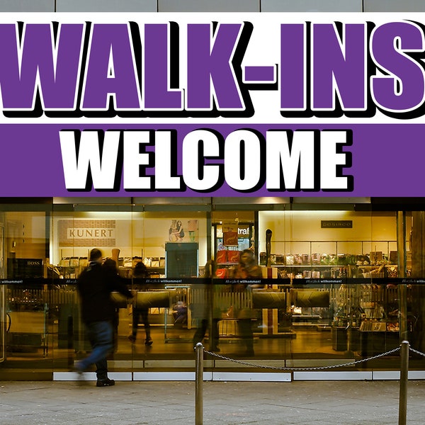 No Walk Ins Sign - Etsy