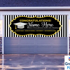 Personalize Graduation Banner, Class of 2024 Graduation Banner, Custom ...