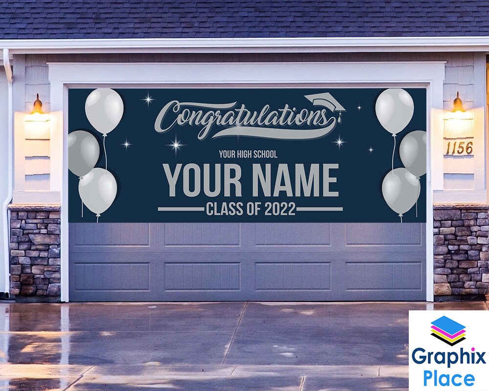 Personalize Graduation Banner Class of 2022 Graduation - Etsy