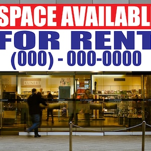 Space for Rent Space Available for Rent Banner, Advertising Business ...