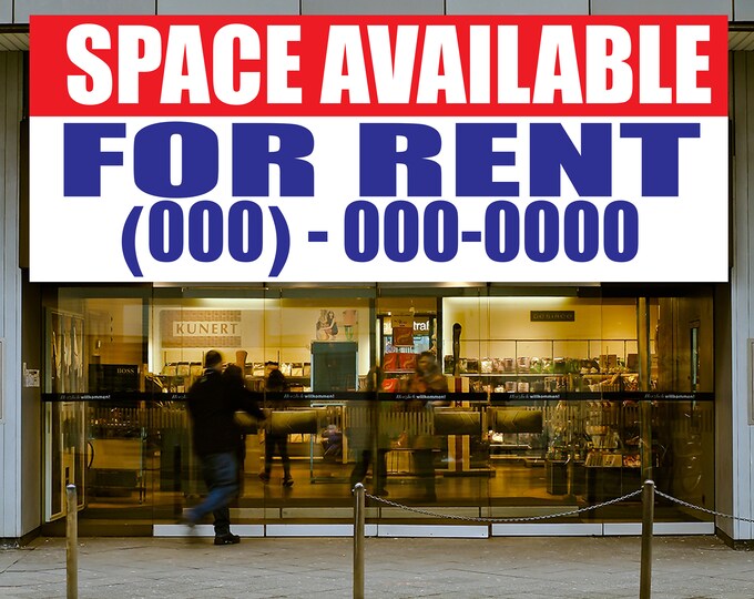 Space for Rent Space Available for Rent Banner, Advertising Business ...